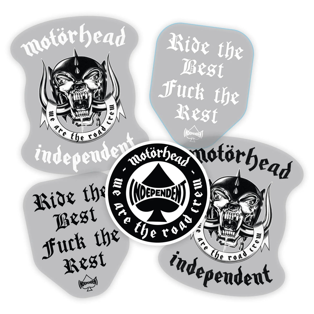 Independent & Motörhead Skateboard Sticker Pack – HATCH