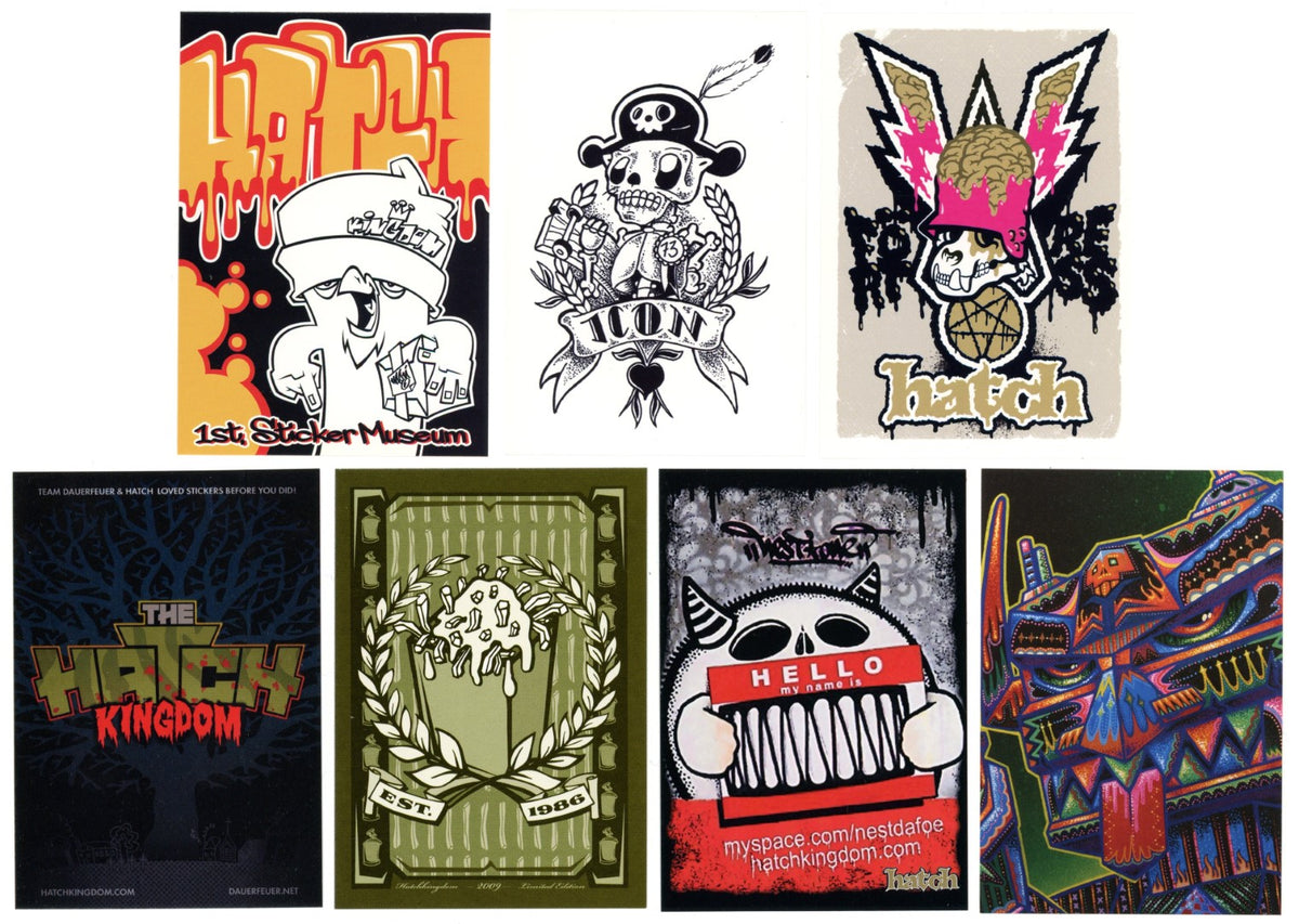 Hatch Street Art Sticker Pack I – HATCH