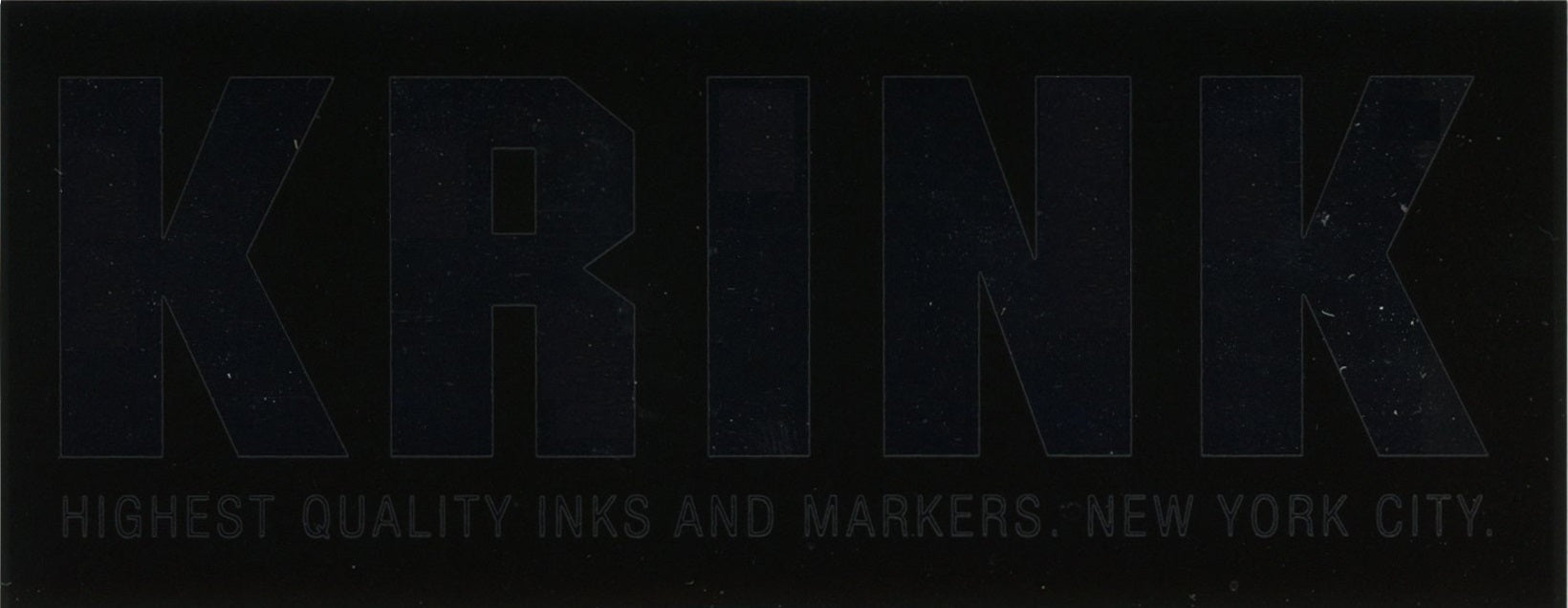 Markers Logo Krink New York Street Art Sticker – HATCH
